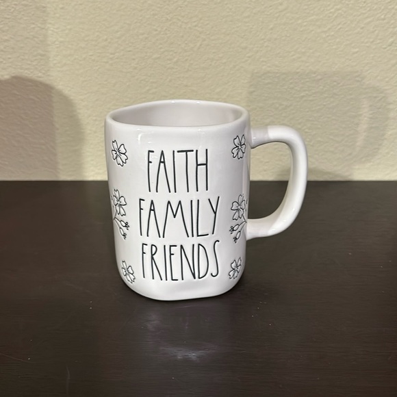 Rae Dunn | Dining | New Rae Dunn Faith Family Friends Ceramic Mug ...